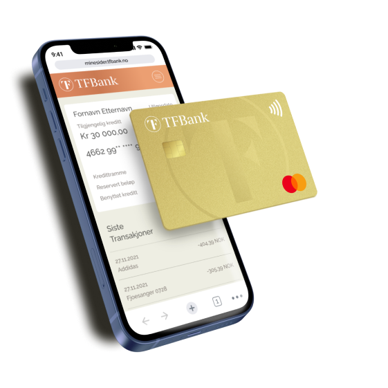 Lån | Kredittkort | Innskudd | TF Bank